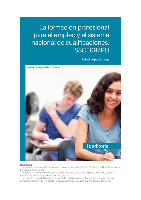 (PDF) La formación profesional para el empleo y el sistema nacional de ...