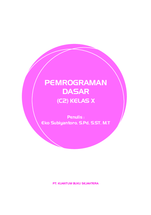 (PDF) Pemrograman Dasar C2 Kelas X