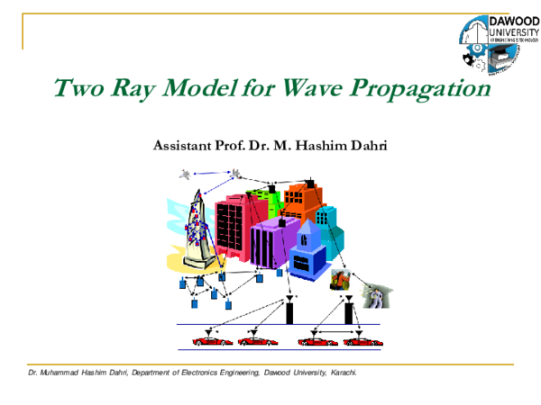 (PDF) Two Ray Model for Wave Propagation