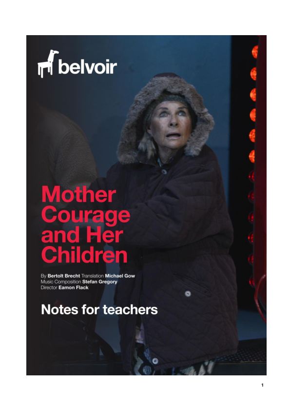 (PDF) Mother Courage and Her Children Resources for Teachers