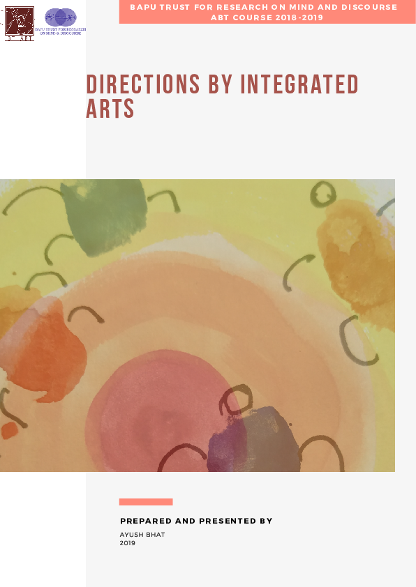 (PDF) Directions by integrated arts