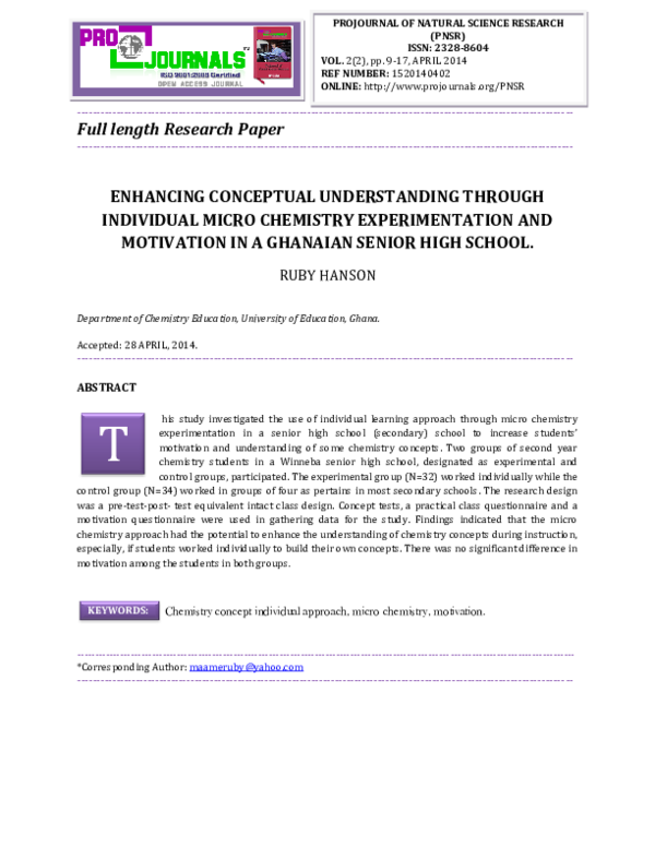 (PDF) Enhancing Conceptual Understanding Through Individual Micro ...