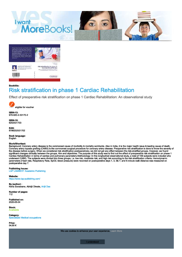 (PDF) Risk stratification in phase 1 Cardiac Rehabilitation Effect of ...