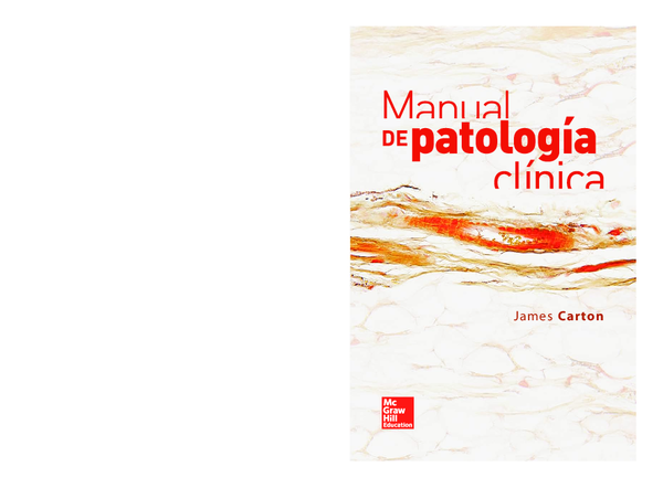 (PDF) Manual de Patologia Clinica - James Carton