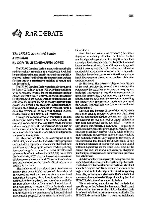 (PDF) The IFRAO Standar Scale: a revision [RAR Debate]