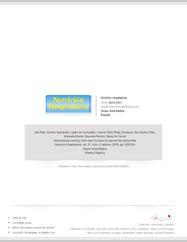 (PDF) Mechanisms Used by Inulin-Type Fructans to Improve the Lipid Profile (PDF) Mechanisms Used by Inulin-Type Fructans to Improve the Lipid Profile