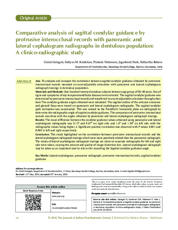 (PDF) Comparative analysis of sagittal condylar guidance by protrusive ...
