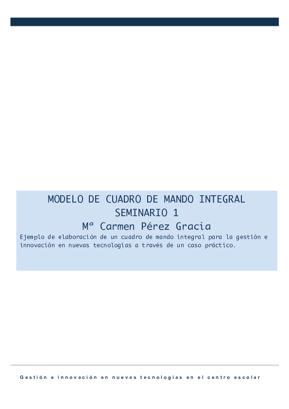 (PDF) MODELO DE CUADRO DE MANDO INTEGRAL