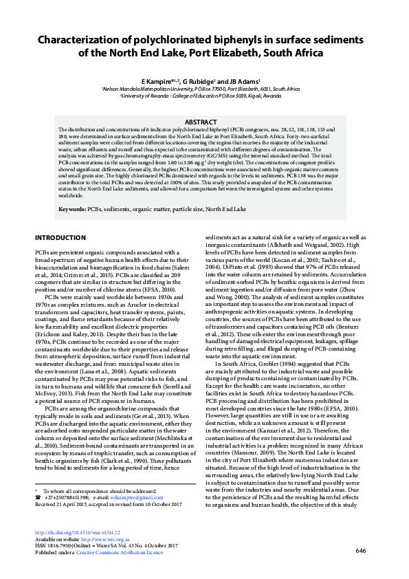 (PDF) Characterization of polychlorinated biphenyls and brominated ...
