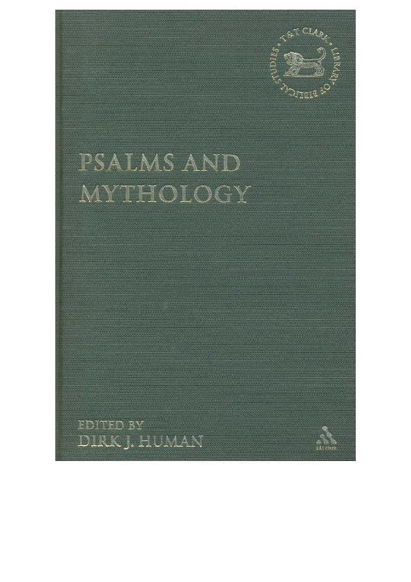 (PDF) Eckart Otto, Myth and Hebrew Ethics in the Psalms (LHBOTS 462)