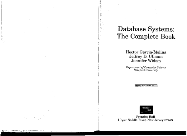 (PDF) Database systems: the complete book
