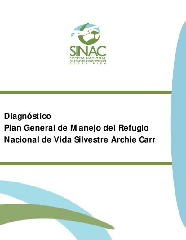 (PDF) Sinac 2017 Diagnostico Plan General de Manejo del RNVS Dr Archie ...