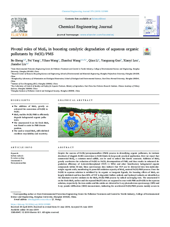 (PDF) Chemical Engineering Journal