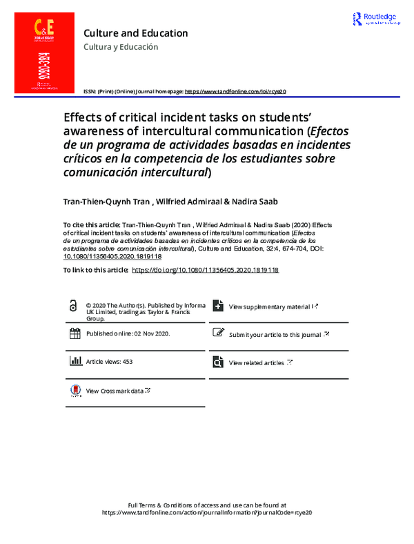 (PDF) Effects of critical incident tasks on students’ awareness of ...