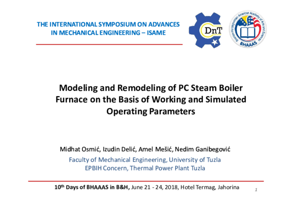 (PDF) Modeling and Remodeling of PC Steam Boiler Furnace on the Basis ...