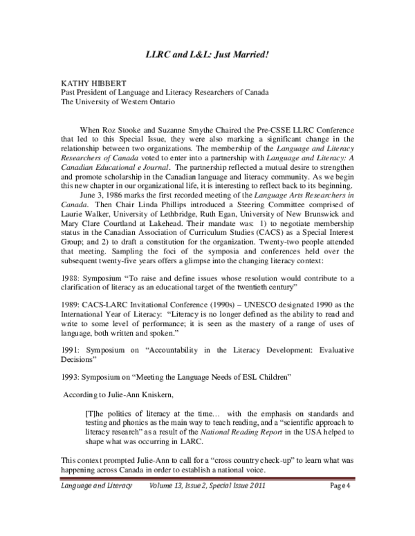 (PDF) LLRC and L&L: Just Married!