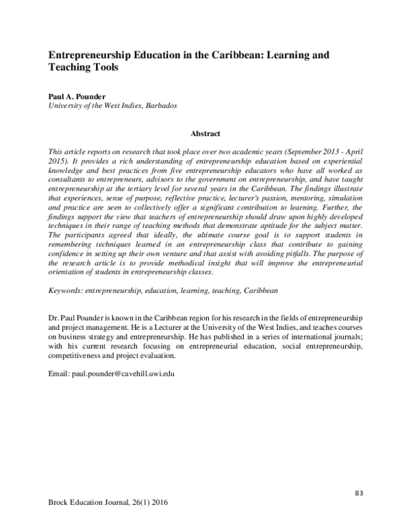 (PDF) A Review on the Relationship Between Business Plan Learning ...