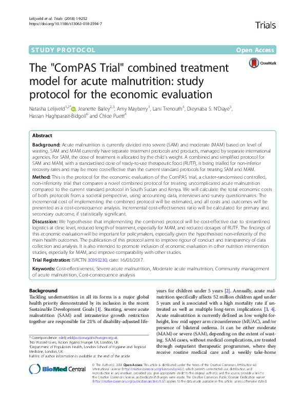 (PDF) The "ComPAS Trial" combined treatment model for acute ...