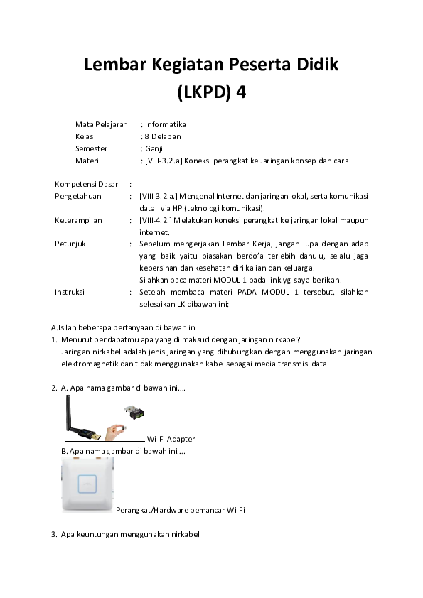 (PDF) Lembar Kegiatan Peserta Didik (LKPD) 4