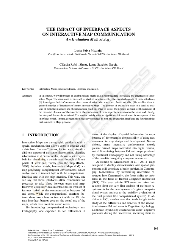 (PDF) The Impact of Interface Aspects on Interactive Map Communication ...