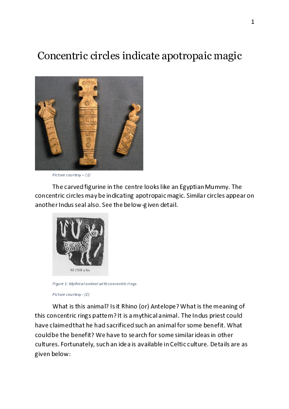 (PDF) Concentric circles indicate 'Apotropaic magic'