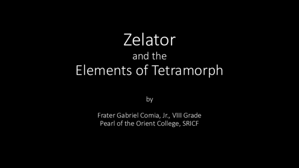(PDF) ZELATOR AND THE ELEMENTS OF TETRAMORPH