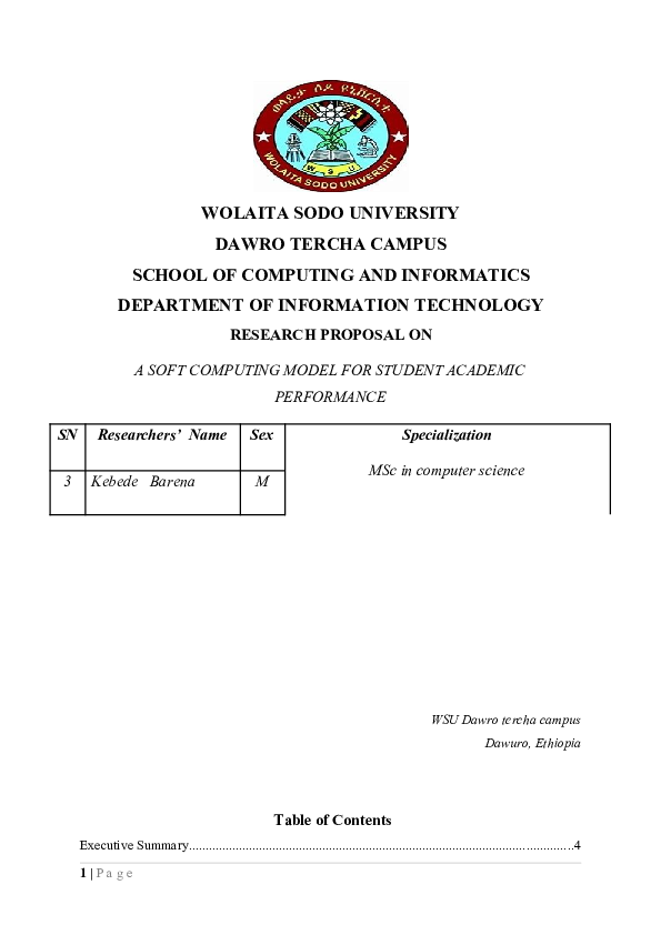 (DOC) WOLAITA SODO UNIVERSITY DAWRO TERCHA CAMPUS SCHOOL OF COMPUTING ...