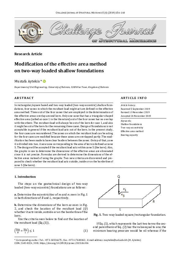 (PDF) Modification of the effective area method on two-way loaded ...