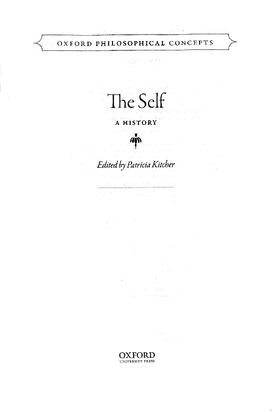 (PDF) Aquinas and "I" (In "The Self: A History," ed. Patricia Kitcher ...