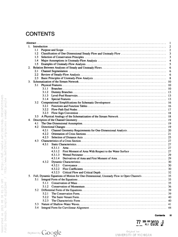 (PDF) Full Equations (FEQ) model for the solution of the full, dynamic ...