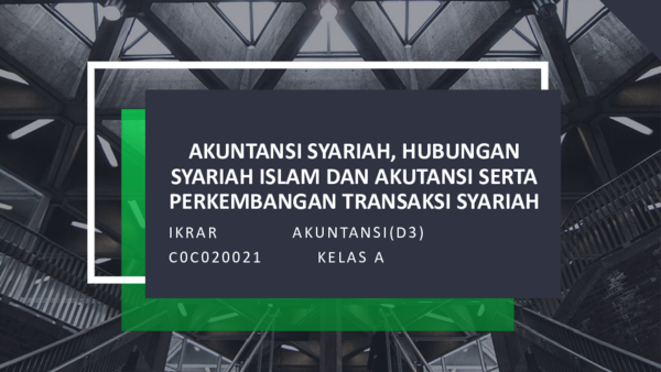 (PPT) Powerpoint akuntansi syariah