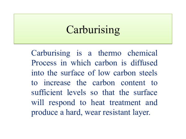 (PPT) Carburising