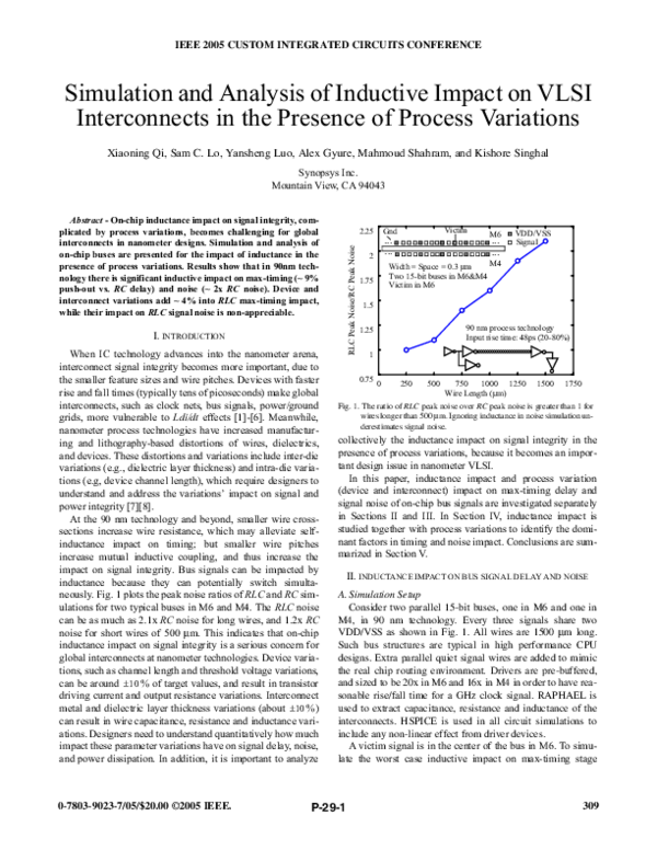 (PDF) Simulation and analysis of inductive impact on VLSI interconnects ...