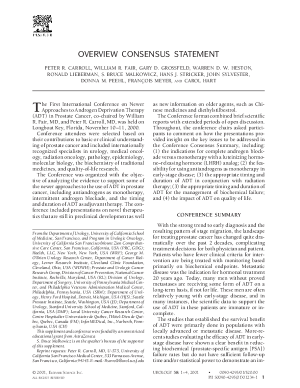 (PDF) Overview Consensus Statement