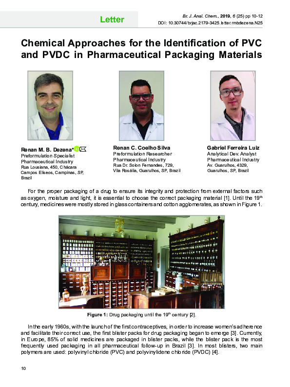 (PDF) Chemical Approaches for the Identification of PVC and PVDC in ...