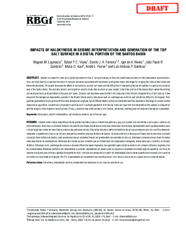 (PDF) Impacts of Halokynesis in Seismic Interpretation and Generation ...