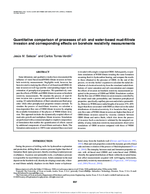 (PDF) Quantitative Comparison of Processes of Oil-and Water-Based Mud ...