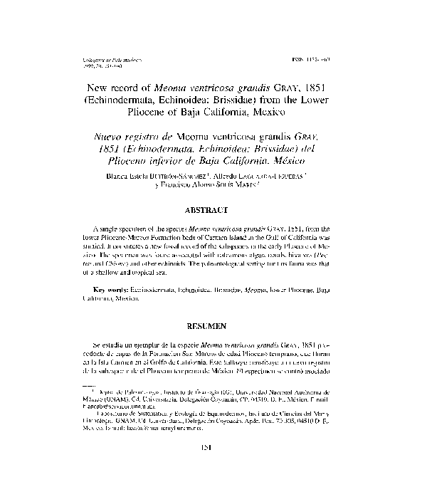 (PDF) Nuevo registro de Meoma ventricosa grandis GRAY,1851 ...