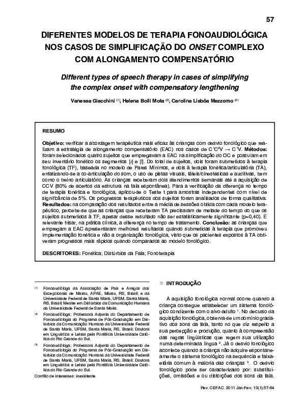 (PDF) Different types of speech therapy in cases of simplifying the ...