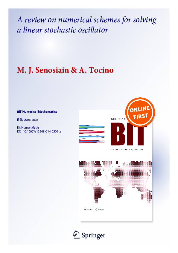 (PDF) A review on numerical schemes for solving a linear stochastic oscillator
