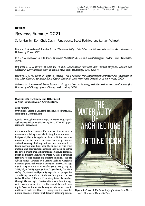 (PDF) Materiality, Humanity and Otherness: A New Perspective on ...