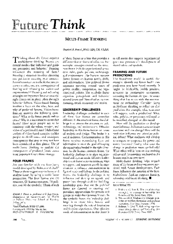 (PDF) Multi-frame thinking