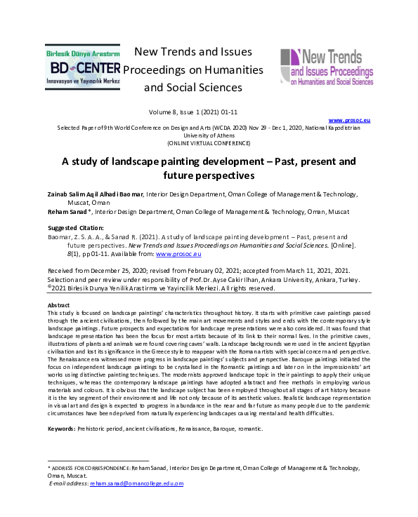 (PDF) A study of landscape painting development – Past, present and ...