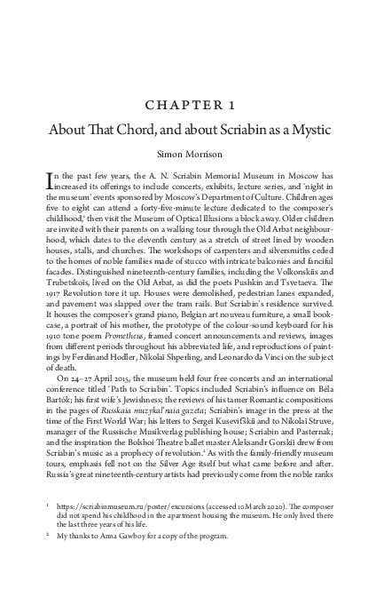 (PDF) About that chord, and about Scriabin as a mystic