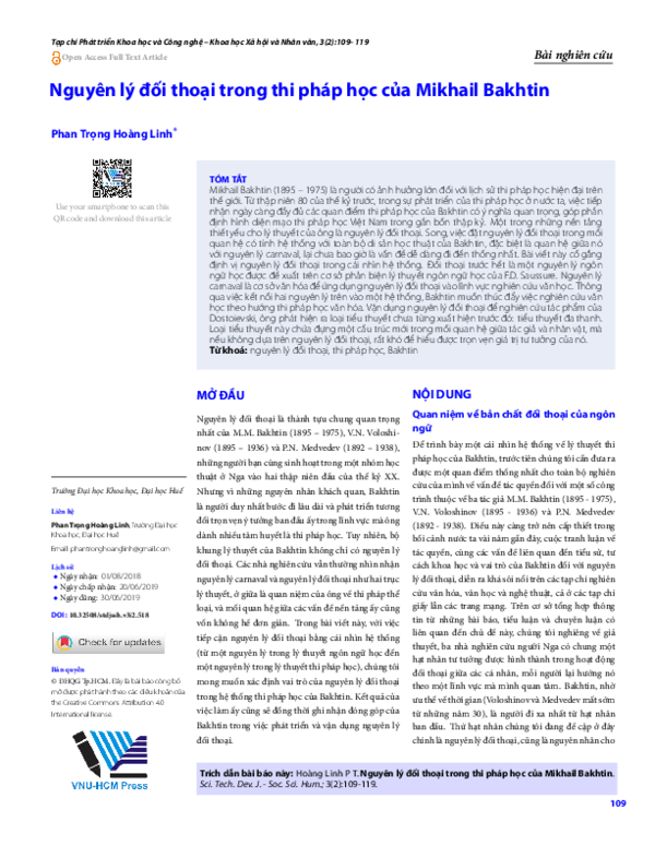 (PDF) Principle of dialogue in Mikhail Bakhtin’s poetics