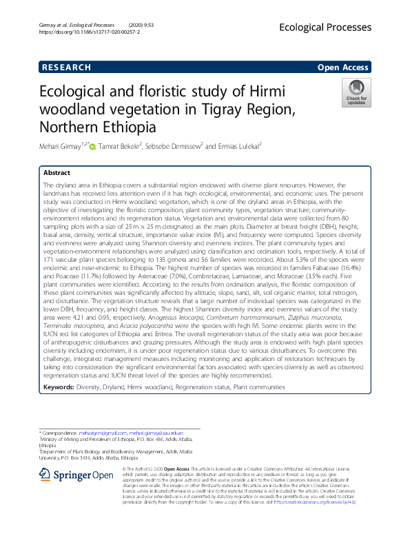 (PDF) Ecological and floristic study of Hirmi woodland vegetation in ...