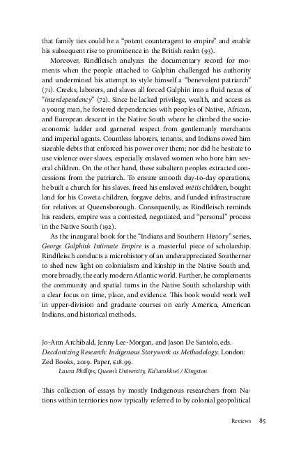 Pdf Review Decolonizing Research Indigenous Storywork As Methodology