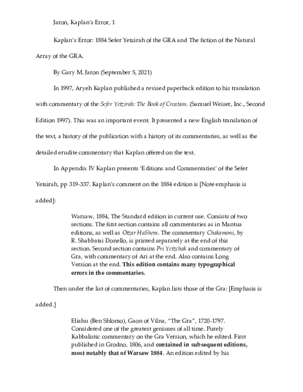 (DOC) Kaplan's Error v3 September 5, 2021