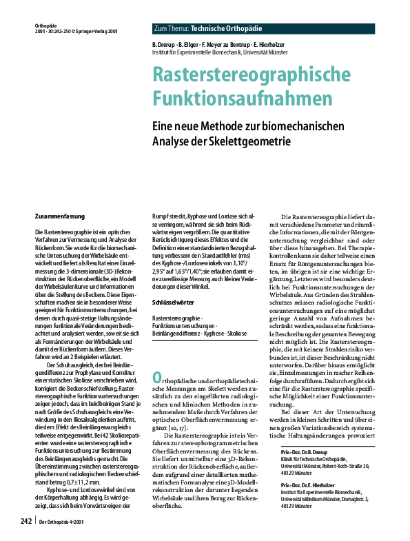(PDF) [Functional rasterstereographic images. A new method for ...