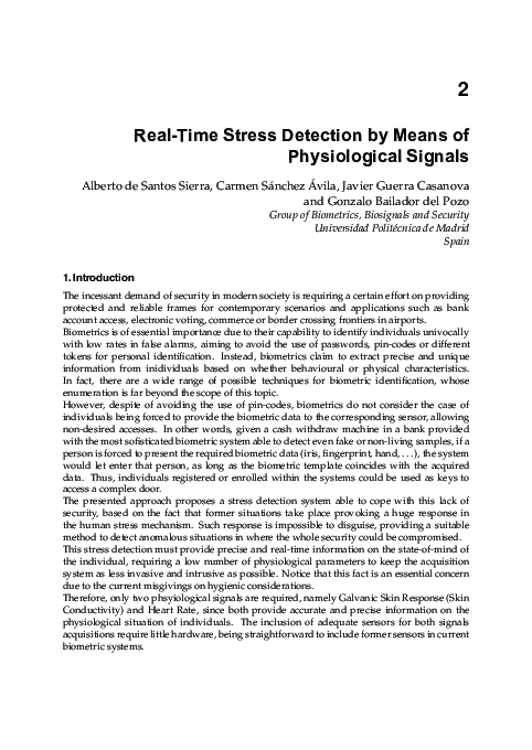 (PDF) Real-Time Stress Detection by Means of Physiological Signals